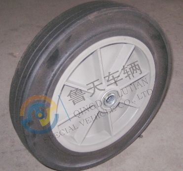 China 12 inch wheel solid rubber tyre for miter saw stand, dehumidifier ...