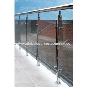 China 8mm 10mm 12mm Toughened Laminating Laminated Glass Balustrade on ...