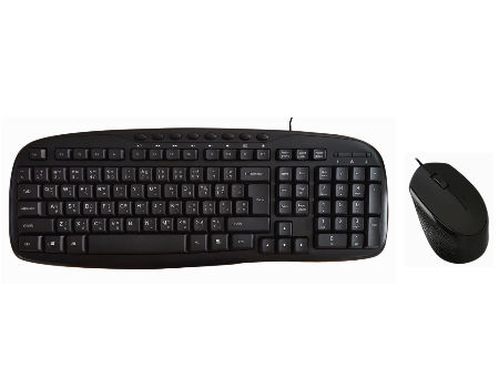 China Ergonomic design high quality wired computer multimedia keyboard ...