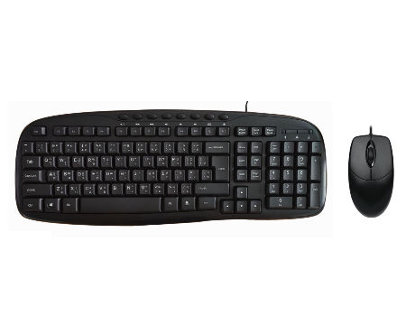 China Ergonomic design high quality wired computer multimedia keyboard ...