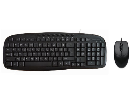 China Ergonomic design high quality wired computer multimedia keyboard ...