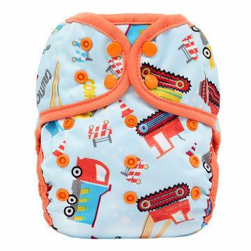 China OEM Breathable TPU Knit Fabric Multi-Color Reusable Baby Diapers ...