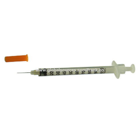 Buy Wholesale China Insulin Syringe And Needle With Clear Graduations ...