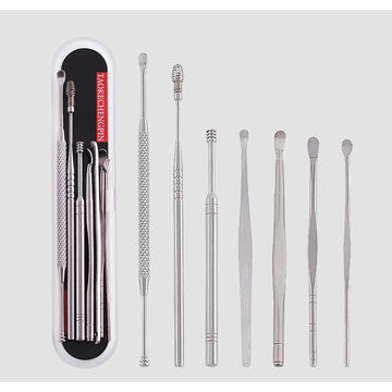 China OEM Stainless Steel Ear Cleaner Tool Earpick Ear Scraper Set on ...