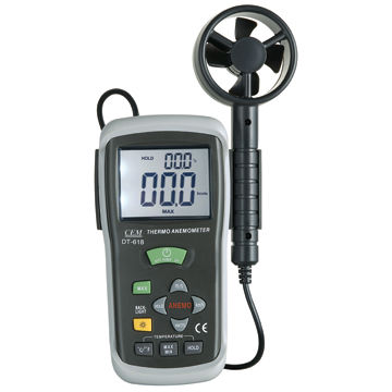 Buy Wholesale China Easy-to-use Thermo-anemometer With Large Lcd And K ...