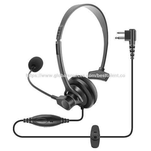 Comfortable-to-wear Two-way Radio Headset With Ptt And Vox Features ...