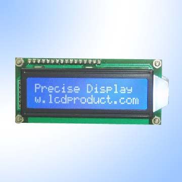 Buy Wholesale China Stn Negative Blue 16 X 2 Character Lcd Module With White Side Led Backlight ...