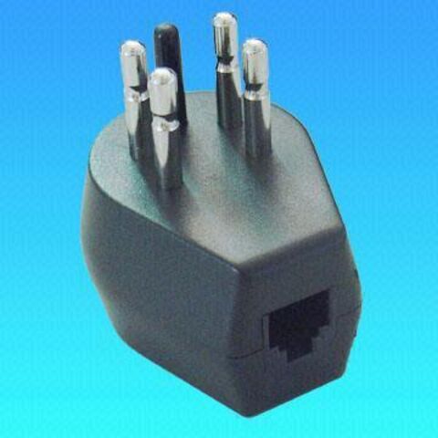 China Modular Telephone Adapter with Plugs and Jacks for Belgium on ...