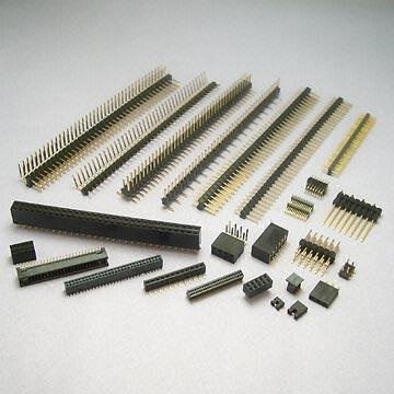 Pin Header and Female Header in Straight, Right Angle Dip Type or SMT ...