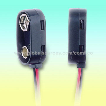 I Type Safety Battery Snap Fits 9V Cell, with Rigid Cover and ...