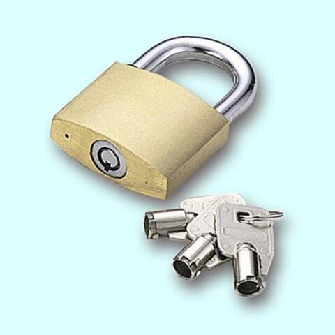 Buy Wholesale Taiwan Padlock Made Of Brass With Tumbler Keyway & Pad ...