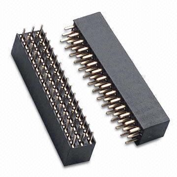 Buy Wholesale China 2.54mm Female Header, Triple Row, Straight & 2.54mm ...