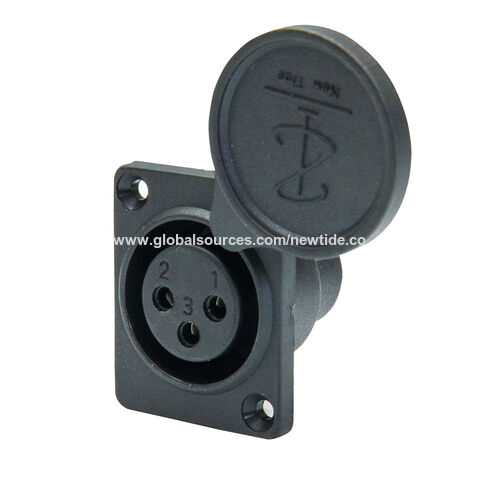 Taiwan 3-pin to 5-pin Plastic Chassis Mount Female Connectors with ...