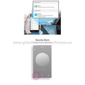 China WIFI Smart Door Lock Smart Life App Fingerprint Code Card Keyless ...