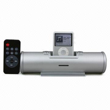 Remote-controlled Ipod Speaker With Aluminum Body Unique Tube Design ...