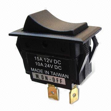 Taiwan Rocker Switch with Matte Plastic Housing, OEM/ODM Orders are ...