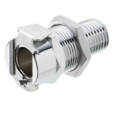 Buy Wholesale China Brass Panel Mount Male Thread Socket, Nickel-plated ...