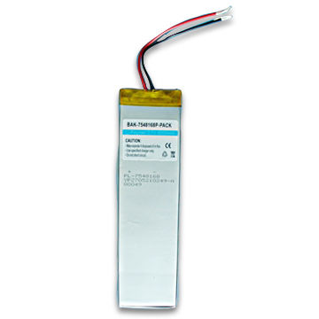 3.7V Li-polymer Rechargeable Battery Pack 6000mAh and Long Lasting ...