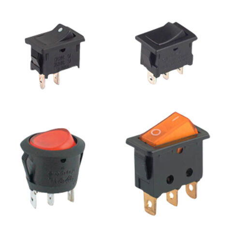 Rocker Switches, Available in Various Sizes, RoHS Directive-compliant ...