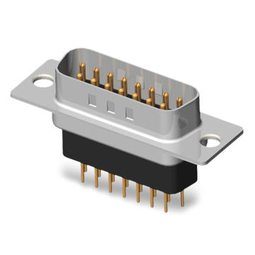 Taiwan High-profile Straight DIP Solder Male D-Sub Connector with ...