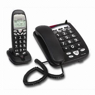 Buy Wholesale Hong Kong SAR Dect Cordless Phone With Big Button And Big ...