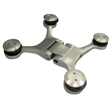 Taiwan Glass to glass spider hinge, adjustable and auto-positioned on ...
