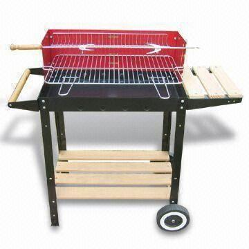 Buy Wholesale China Bbq Grill With Rotatable Grill Fork And Skewer ...