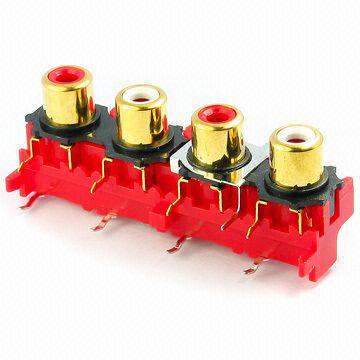 RCA Jack Board with 4P, RoHS Standard, RCA Jack Board - Buy Hong Kong ...