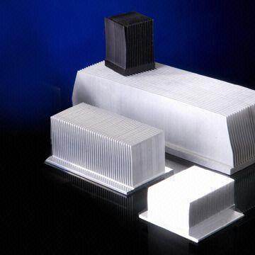 High Efficiency Skive Fins Heatsinks, Made of Aluminum Alloy and Red ...