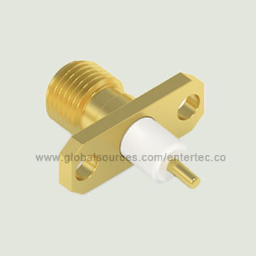 Taiwan Custom Coaxial RF Mini SMA Connector with Female S/T Jack and 2 ...