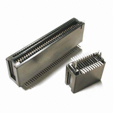 Taiwan 1.27mm Edge Card Connector with Dielectric Withstanding Voltage ...