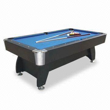 Buy Wholesale China Pool Table With Two Billiard Cues, Triangle And Two ...