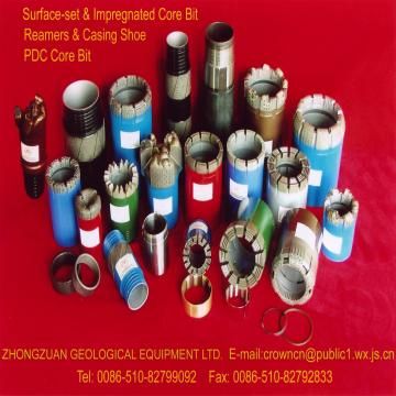 wireline drilling core bit NQ HQ core barrel, overshots, drill rods ...