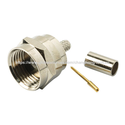 Buy Wholesale Taiwan F Rf Coaxial Connector Plug Crimp For Rg179 & F Rf ...