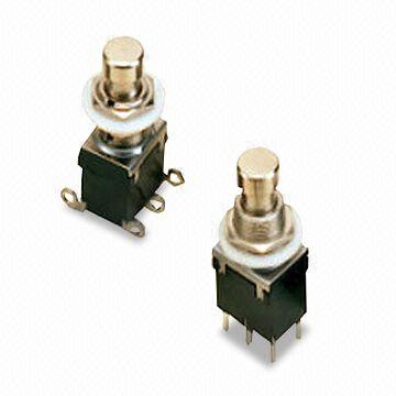 Push-button Switch with PC Terminal and 12mm Panel Hole, Push-button ...