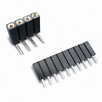 Taiwan Gold and Tin-plated IC Socket Connector with Contact Resistance ...