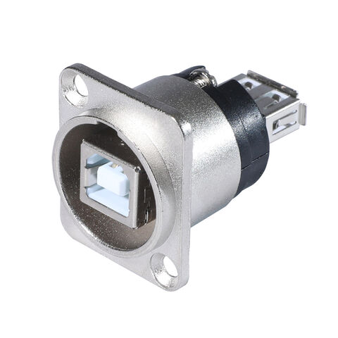 Buy Wholesale Taiwan Usb Af To Usb Bf Chassis Mount Connectors (nickel ...