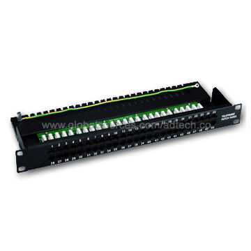 Buy Wholesale China Cat3 Patch Panel With 50 Rj-45 Ports And 19-inch ...