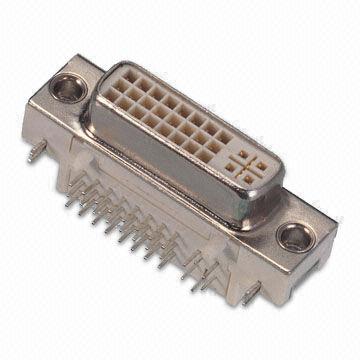Buy Wholesale China Dvi Connector, Female, Right Angle And Dip-type ...