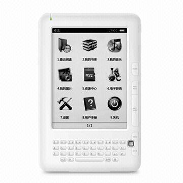 Buy Wholesale China E-book Reader With 6-inch E-ink Electronic Paper ...