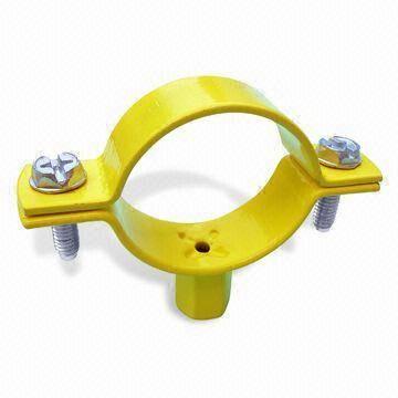 Buy Wholesale China Heavy-pipe Clamp, Yellow Plastic Painting, Made Of ...