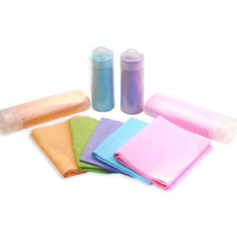 Buy Wholesale China Pva Chamois With Plastic Tube Packaging, Ideal For ...