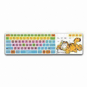 Kids keyboard, featuring colorful design and Garfield graphic | Global ...