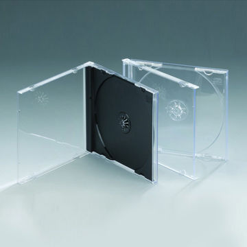 CD Square Box (Cases) with Black/Transparent Tray, Measures 142 x 124 x ...