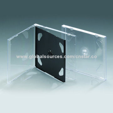Buy Wholesale China 10.4mm Double Cd Case With Black Or Transparent ...