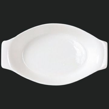 Buy Wholesale China Porcelain Banana Boat Plate In Pure White Color ...