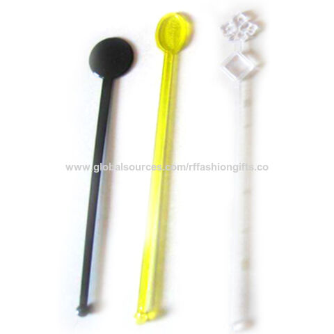 Buy Wholesale China Transparent Wine Stirrers With 18.5cm Length, Black ...