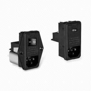 2 to 6A Dual Configuration Power Entry Module with RFI Power Line ...