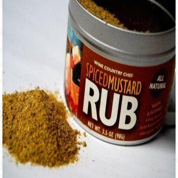 Buy Wholesale United States Organic Spiced Mustard Rub-3.5oz & Organic ...