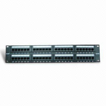 Buy Wholesale China Cat5e Utp Patch Panel With 48 Ports, Rj 45 Keystone ...
